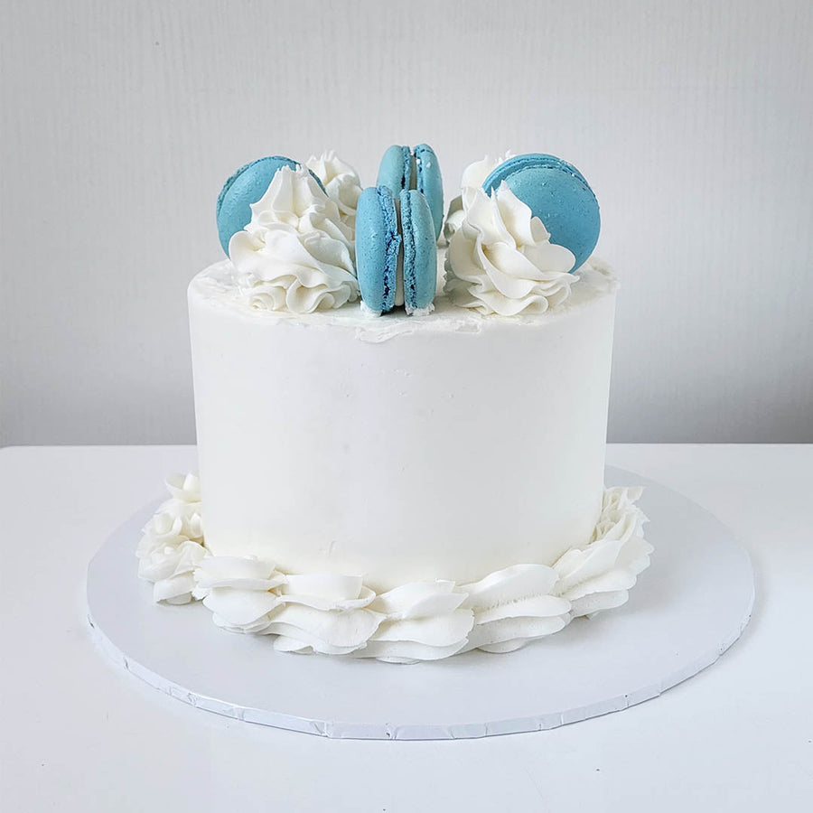 Mac Swirl Cake (Blue) – Cake Boxed